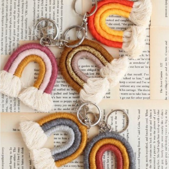 Flerty Girl LA | Accessories | Colorful Rainbow Keychains Handmade ...